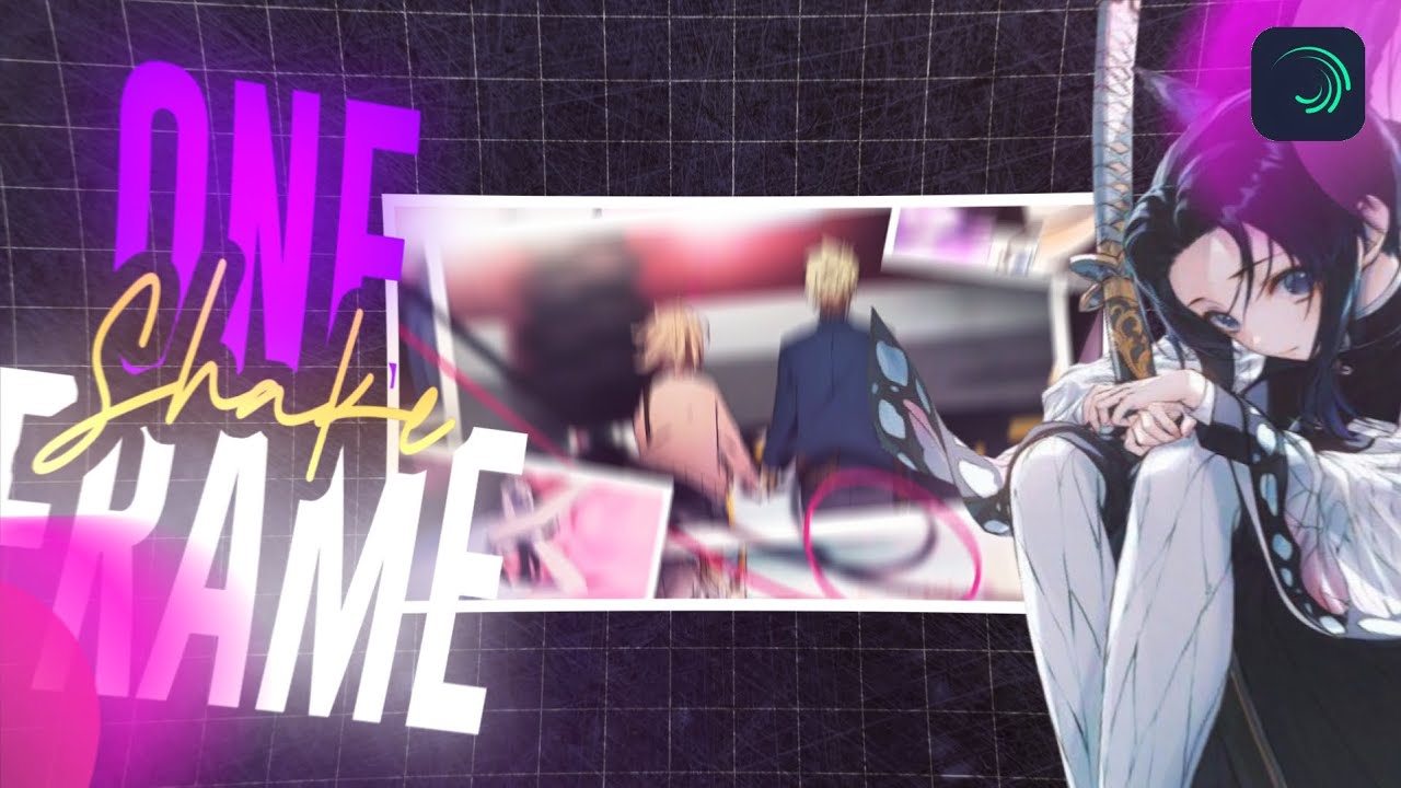 One Frame Shake Effect Tutorial For AMV | Alight Motion - YouTube
