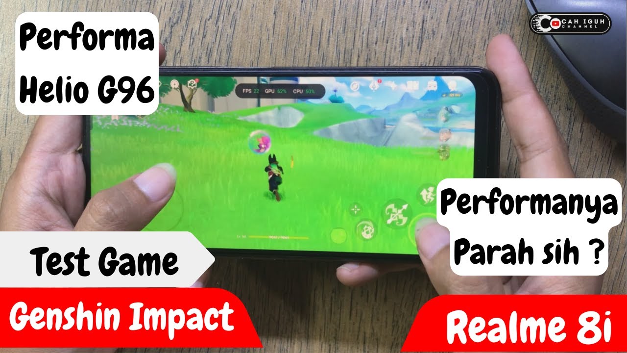 REALME 8i TEST GAME GENSHIN IMPACT 2024 / PERFORMA MEDIATEK G96 / TEST ...
