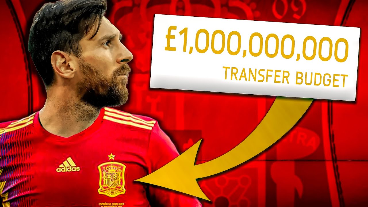 £1,000,000,000 Spain National Team Takeover Challenge! FIFA 20 Career ...