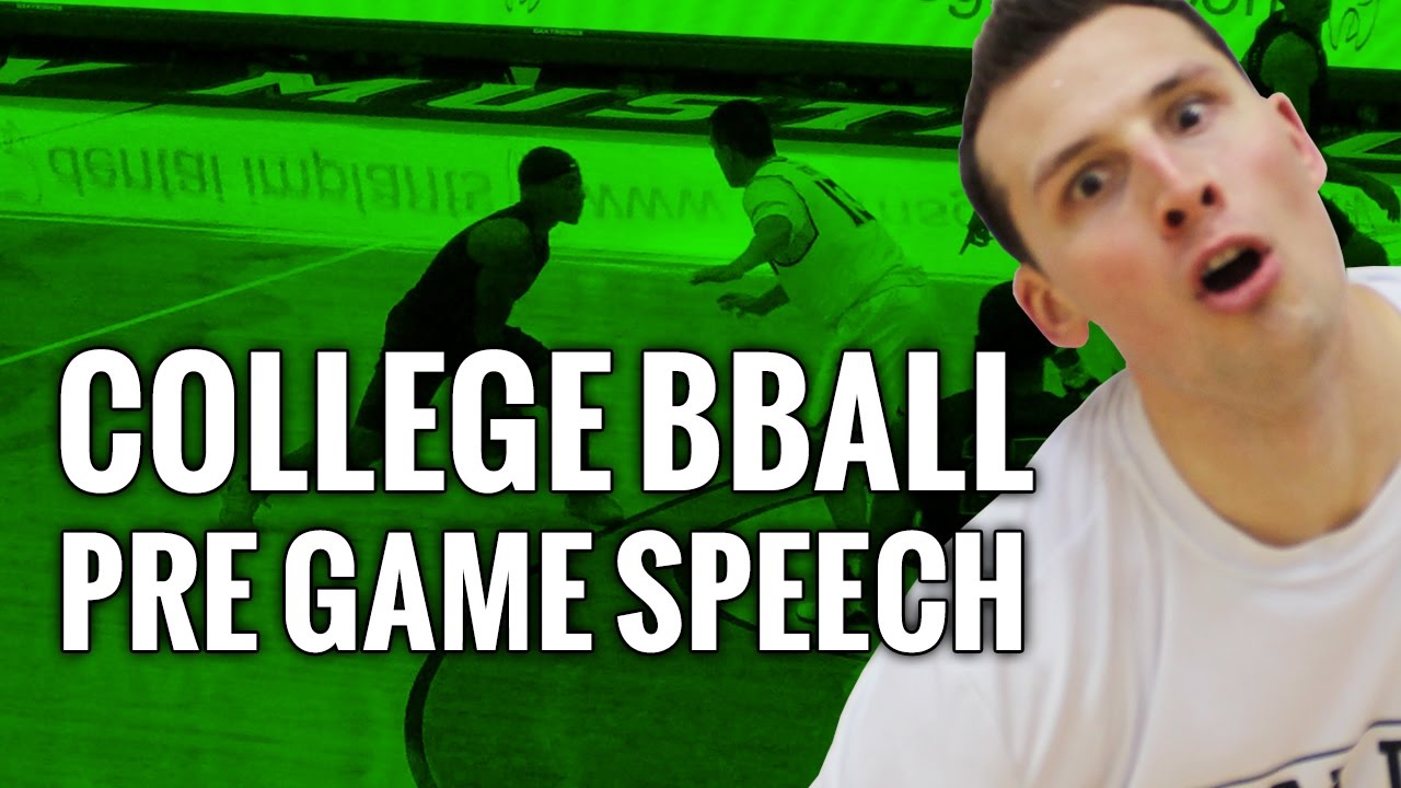 College Basketball Pre Game Speech & Tacos... - YouTube