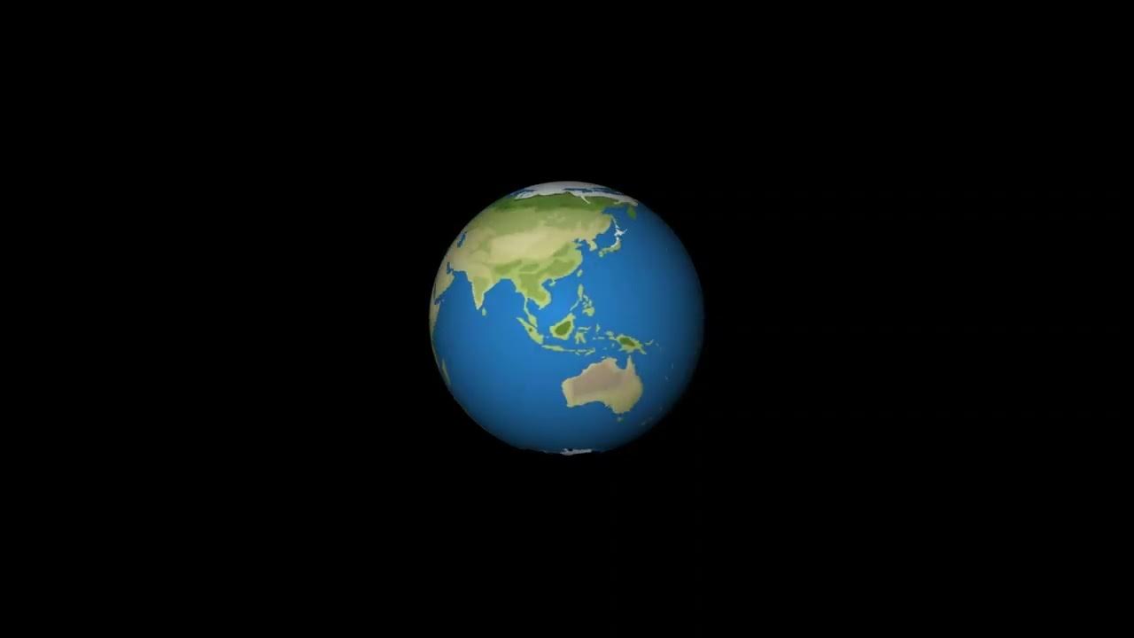 Realistic 3D Earth Animation - YouTube