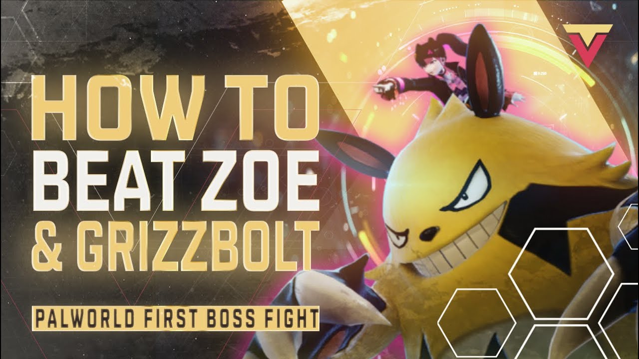 How to Beat Zoe and Grizzbolt in Palworld - First Boss Fight - YouTube