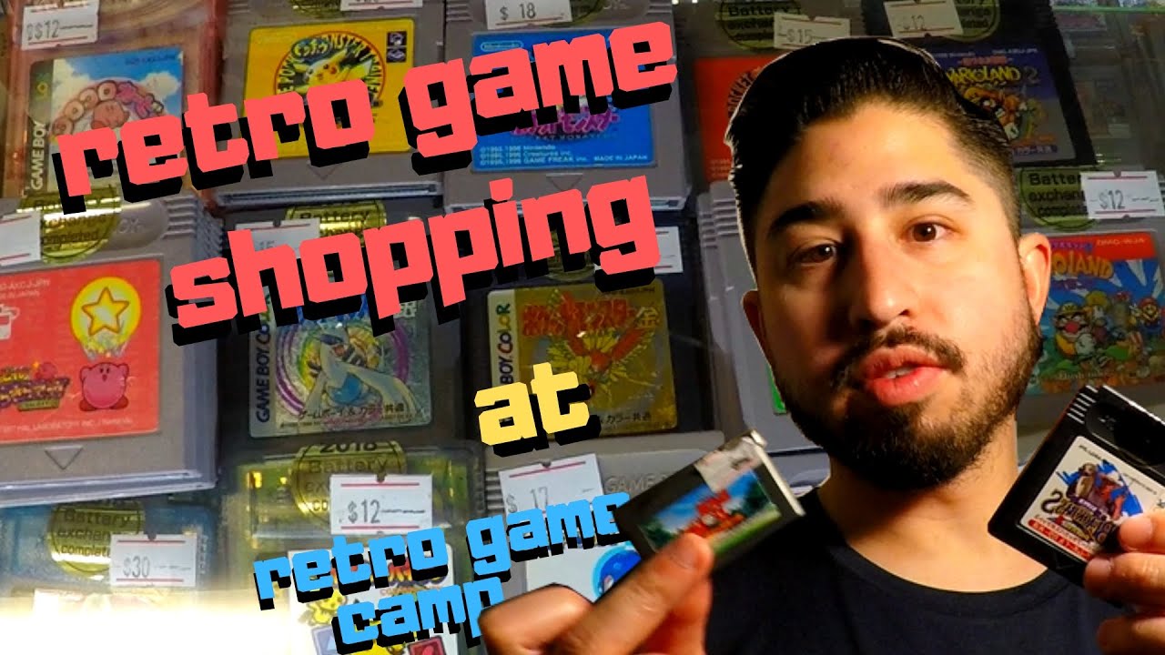 Retro game shopping at Retro Game Camp in Little Tokyo. - YouTube