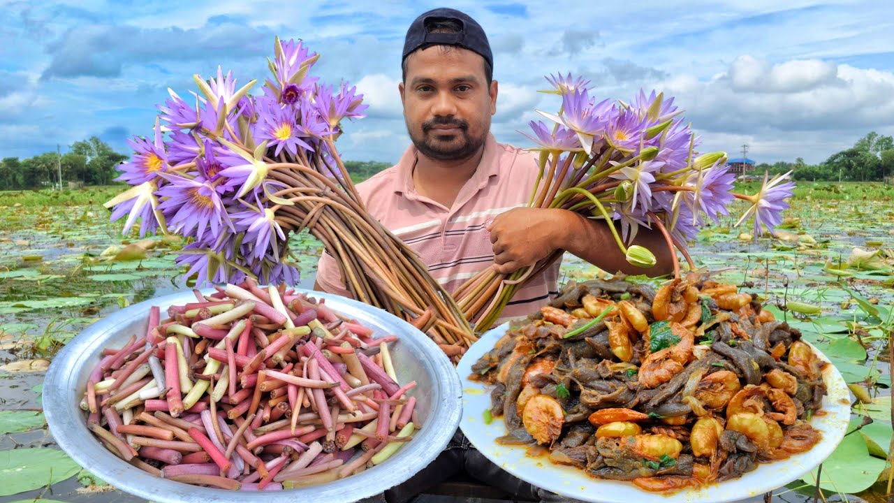 TRADITIONAL WATER LILY RECIPE | Spics Cooking tip of Water Lily flower ...