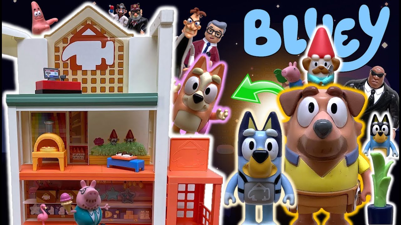 BLUEY - El Centro Comercial Hammerbarn | MEGA Playset de Colección ...