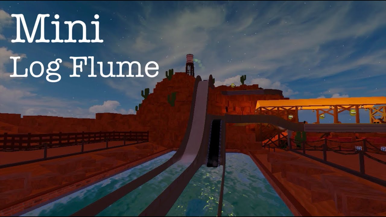 Building a Mini Western Park! // Mini Log Flume (Theme Park Tycoon 2 ...