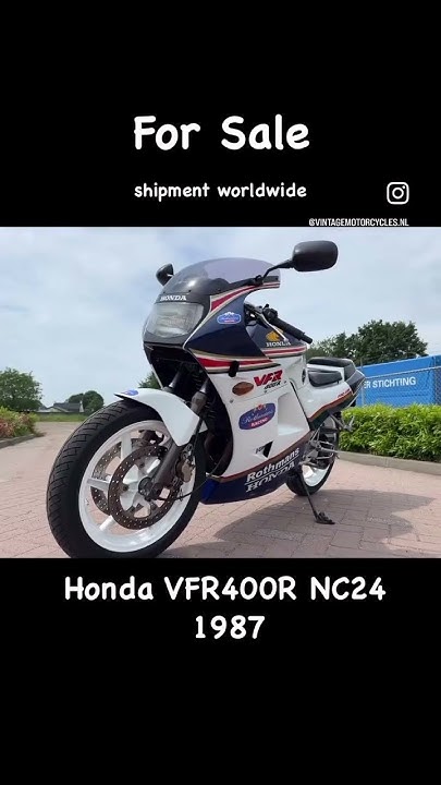 Honda VFR400 R NC24 1987 for sale - YouTube