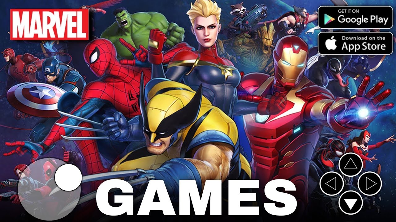 TOP 5 MARVEL GAMES FOR ANDROID & iOS. BEST MOBILE GAMES FOR 2025. TOP 5 ...
