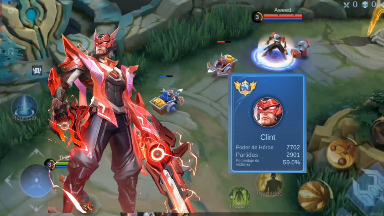 GAMEPLAY CLINT MLBB BUILD FULL PENETRACION FÍSICA INCREÍBLE DAÑO #mlbb ...