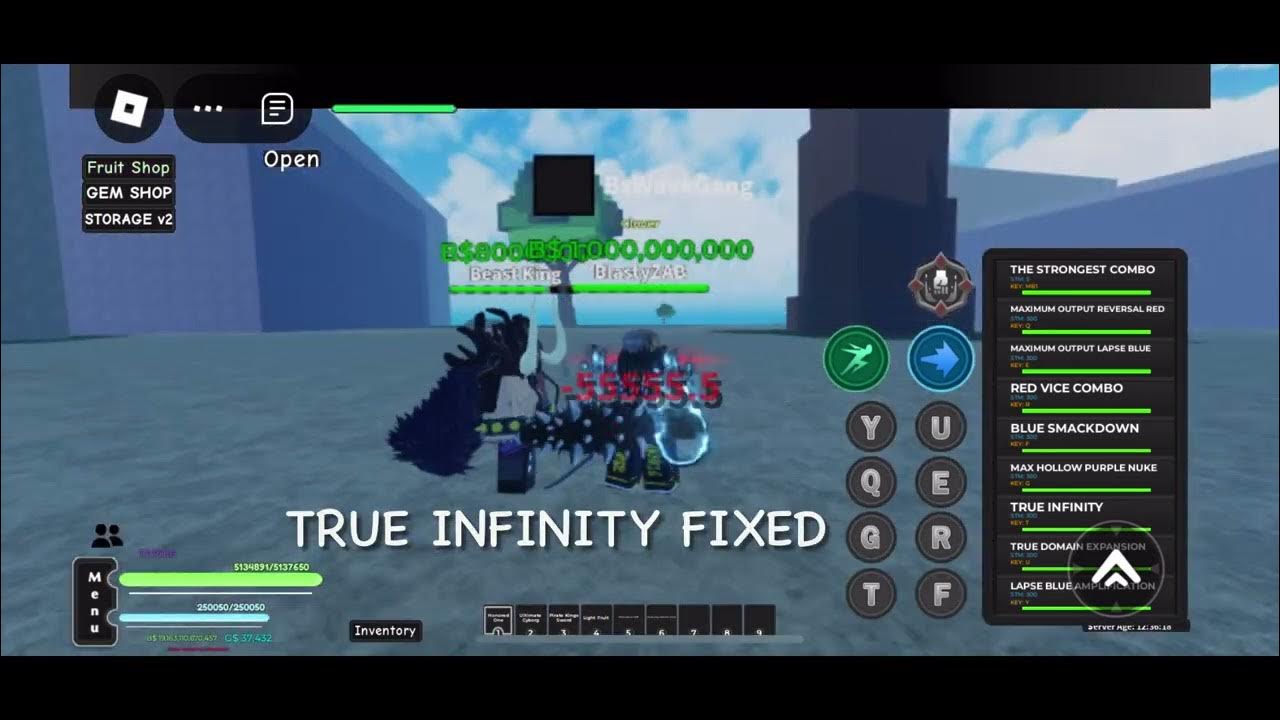 TRUE INFINITY Works Correctly Now 🥹 (+Mode & Overall Dmg Buffed again) - AOPG roblox - YouTube