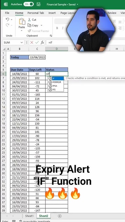 Advanced If Function Iffunction Advanceexcel Dashboard Datacomparison Msexcel Shorts