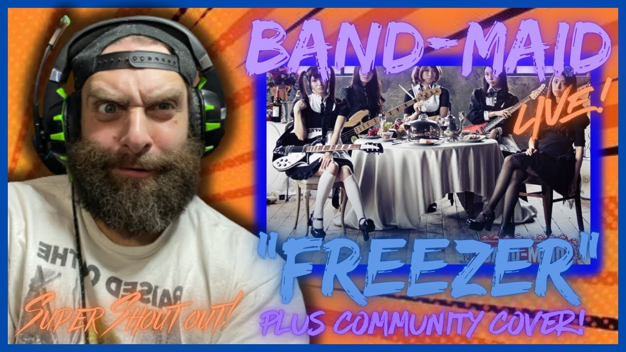 This was FUN! "FREEZER" Live Band-Maid REACTION with Community COVER ...