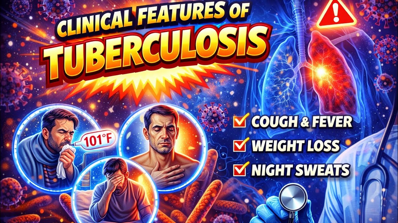 Tuberculosis Clinical Features | Pulmonary & Extrapulmonary TB ...