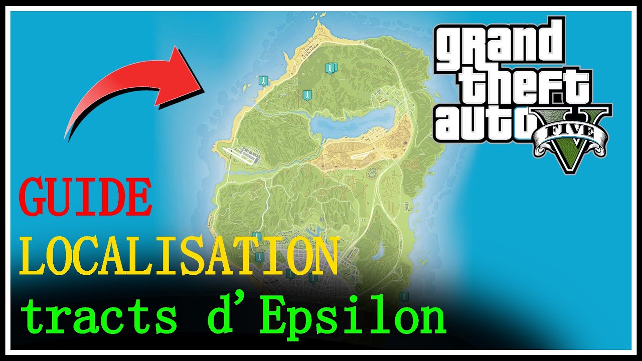 Guide GTA5 : Localisation des tracts d'Epsilon (carte) - YouTube