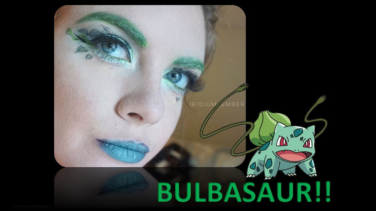 BULBASAUR - Eye & Lip Tutorial - YouTube