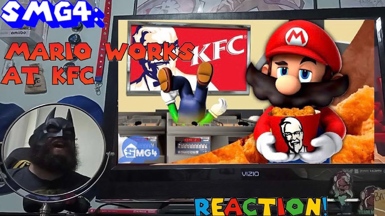 Reaction | SMG4: Mario Works At KFC - YouTube