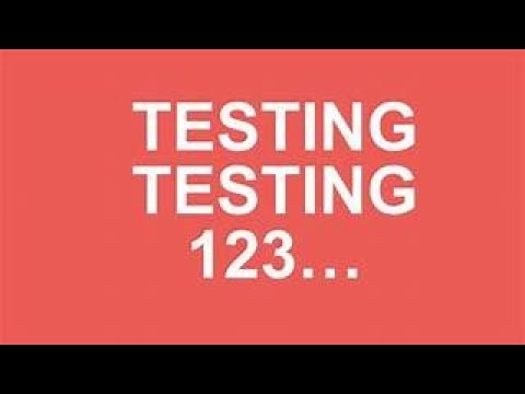 Testing - YouTube