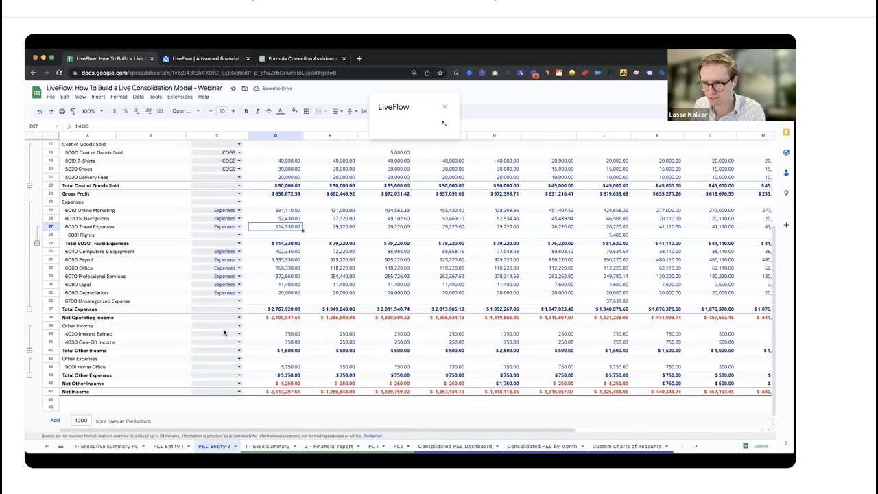 How To Consolidate Multiple Entities With LiveFlow - Live Webinar Step ...