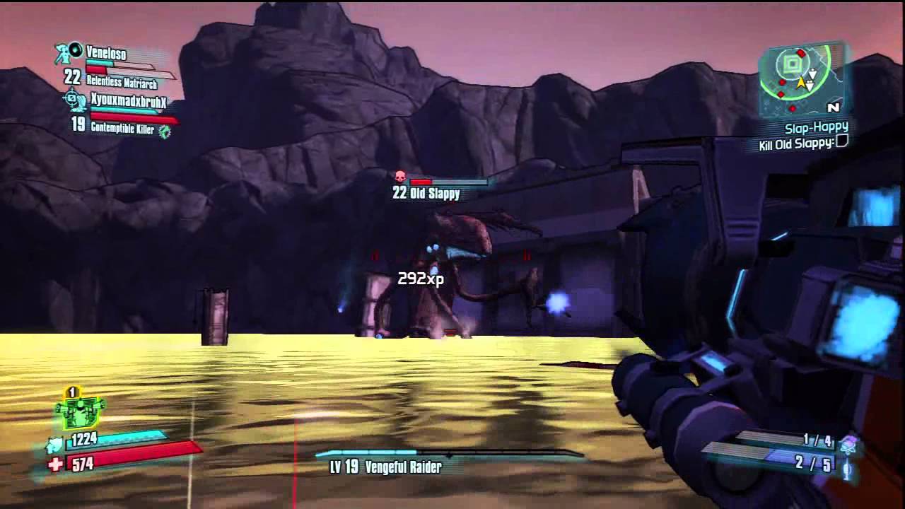 Borderlands 2 - "Old Slappy" Thresher Boss-Fight, Online Co-Op Killed ...