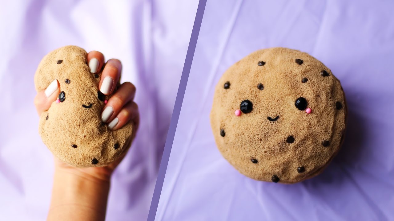 DIY Kawaii Chocolate Chip Cookie Squishy YouTube DIY Kawaii Chocolate Chip Cookie Squishy YouTube