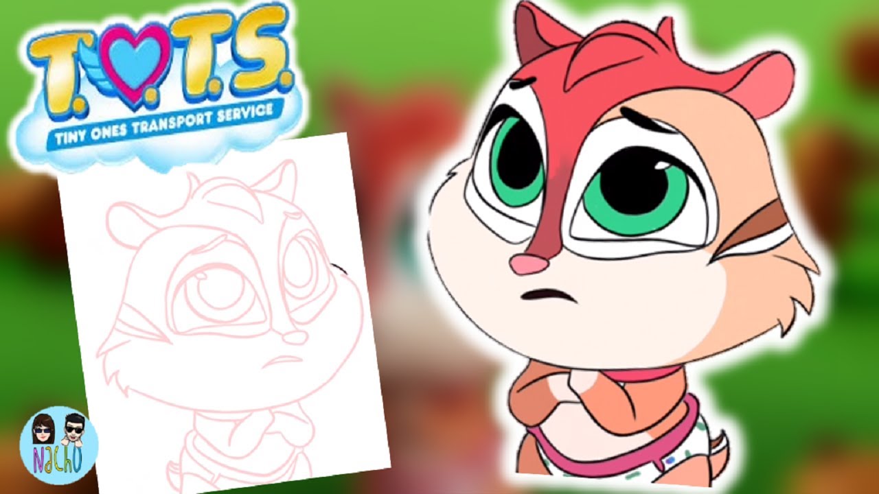 Help us Color Cherry the Chipmunk | Season 3 Disney Junior TOTS - YouTube