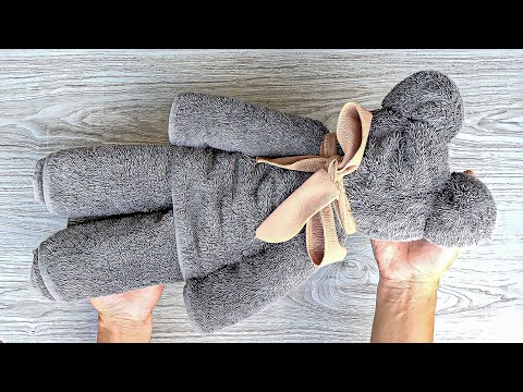 TEDDY BEAR BATH TOWEL | Easy DIY Stuffed Toy Towel