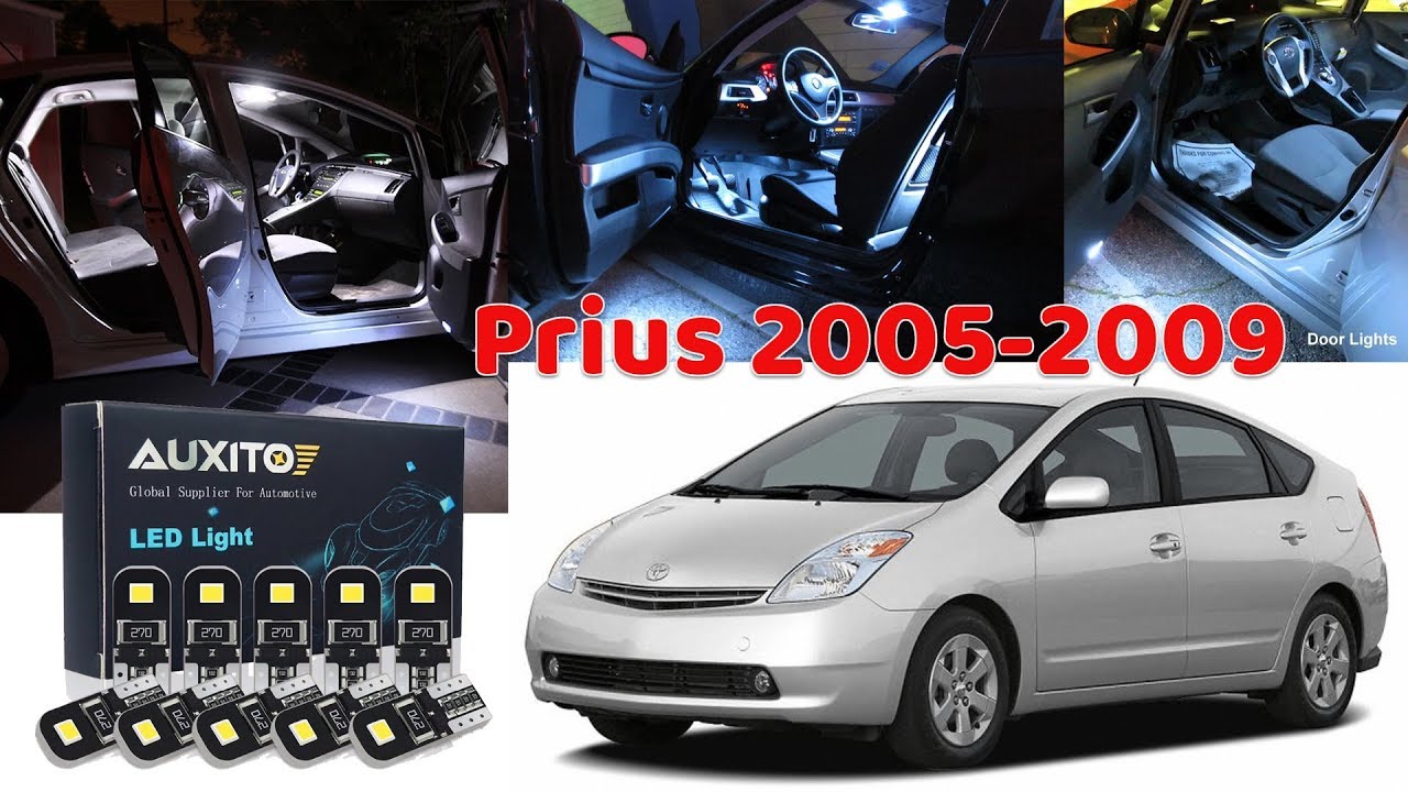 How To: Replace Prius 2005 To 2009 Door Lights To LED Lights - YouTube