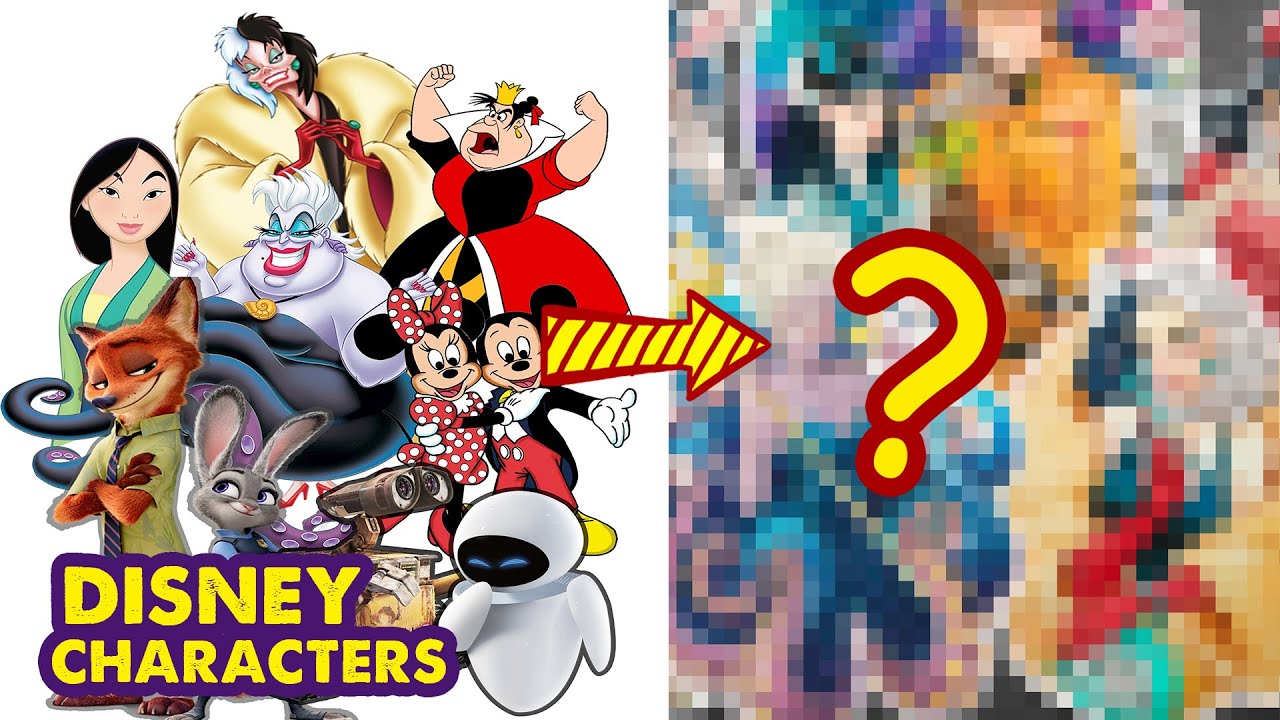 ALL MY DISNEY CHARACTERS DRAWINGS - Part 1 | Huta Chan - YouTube