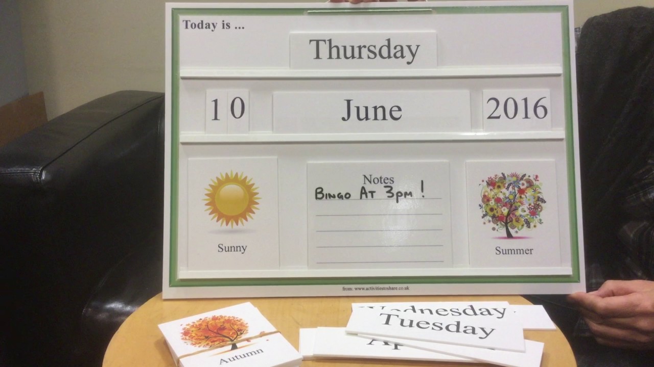 Date And Weather Board - YouTube