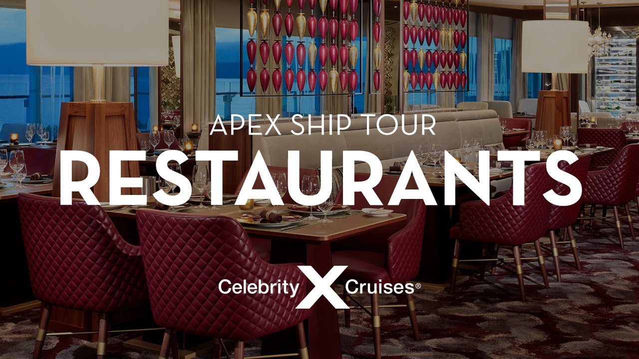 Restaurants on Celebrity Apex - YouTube