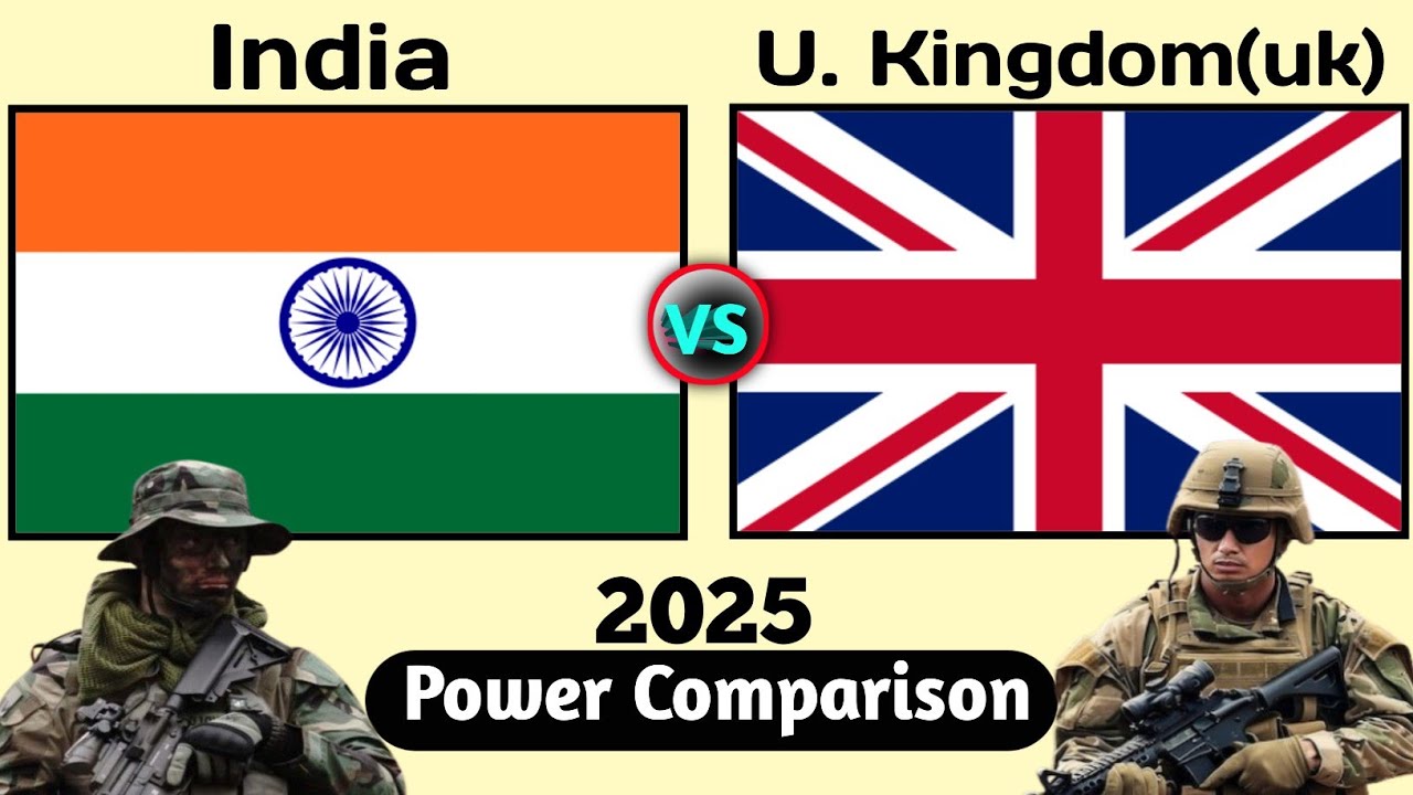 India vs UK Millitary Power Comparison 2025| UK vs India Millitary ...