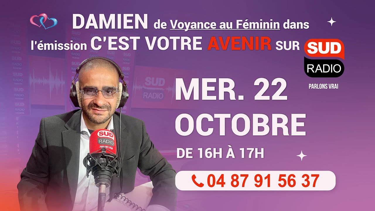 Damien, le médium star de Sud Radio 🌟 – L’émission complète du 22 ...