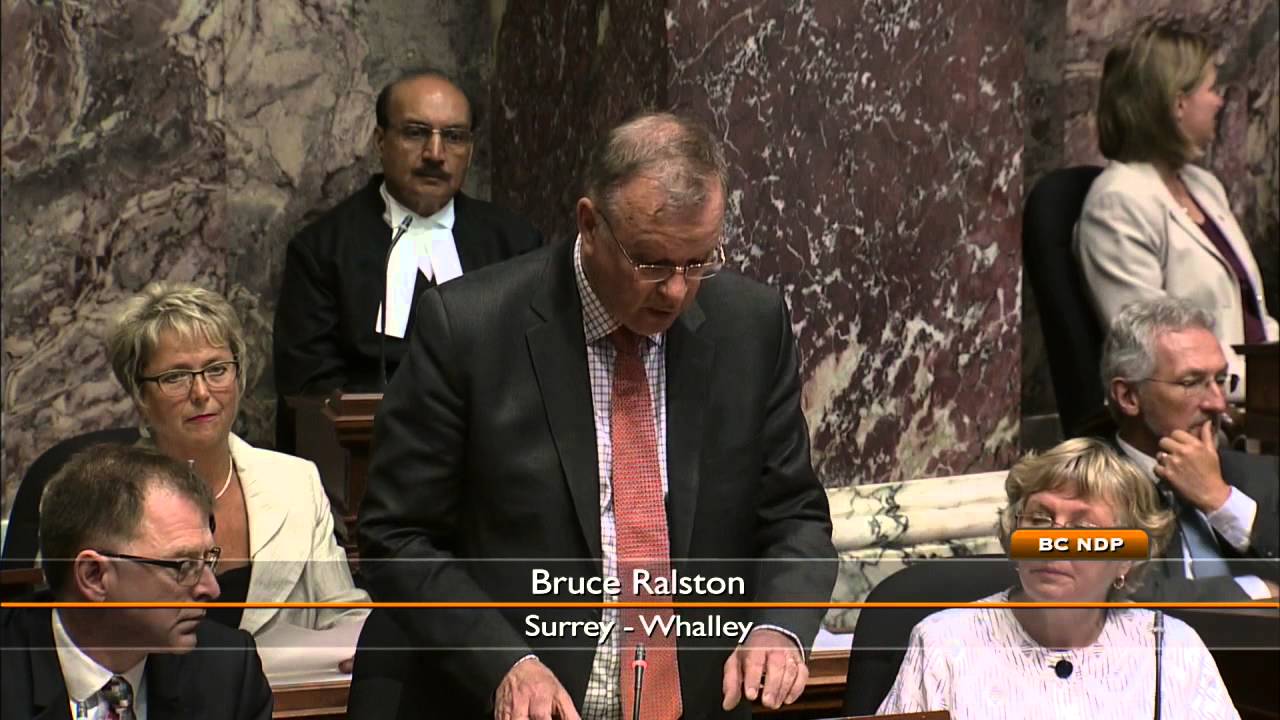 MLA Bruce Ralston's talks about Elaine Brière, a Canadian ...