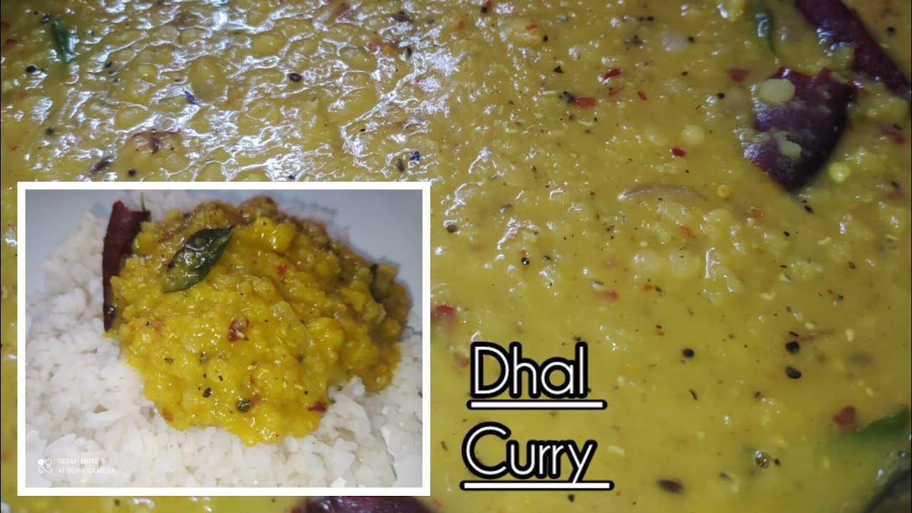 How to make dhal curry in Sri Lankan way with coconut milk/ dhal curry ...