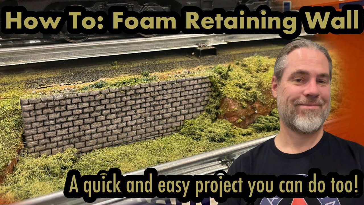 Creating a Foam Retaining Wall. A quick and easy project that you can ...
