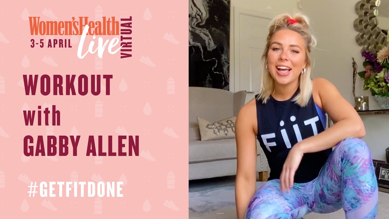 Gabby Allen's Low Impact HIIT Workout | Women's Health Live - YouTube