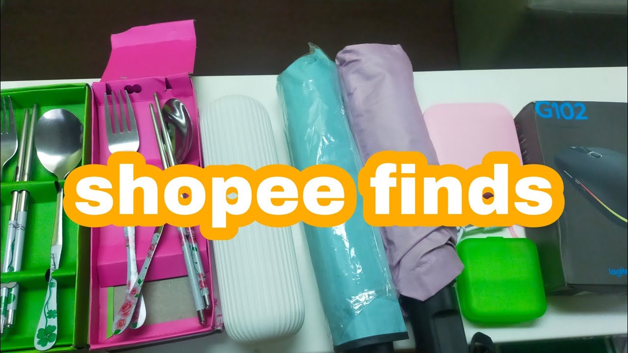 UNBOXING SHOPEE FINDS || AFFORDABLE SHOPEE FINDS || SHOPEE - YouTube