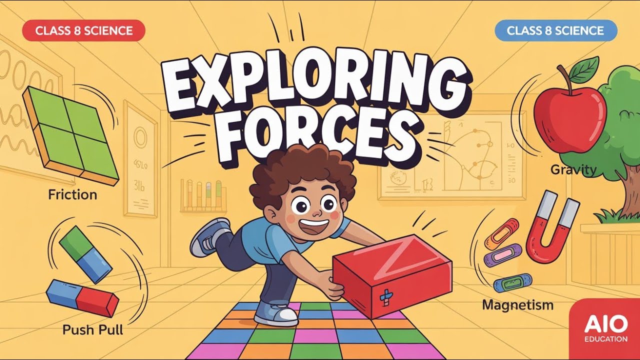 Class 8 Science | Chapter 5 –Exploring Forces | Full Animated ...