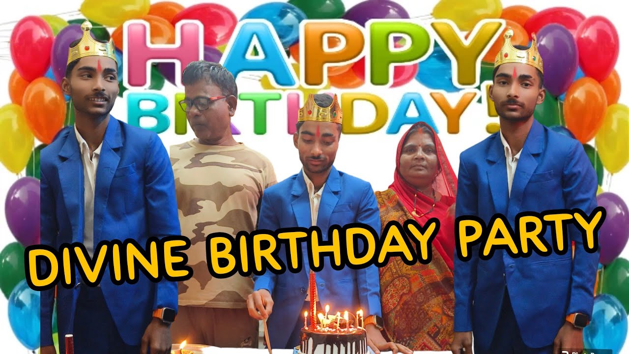 Divine birthday party video 📸 #failuretadka #party - YouTube