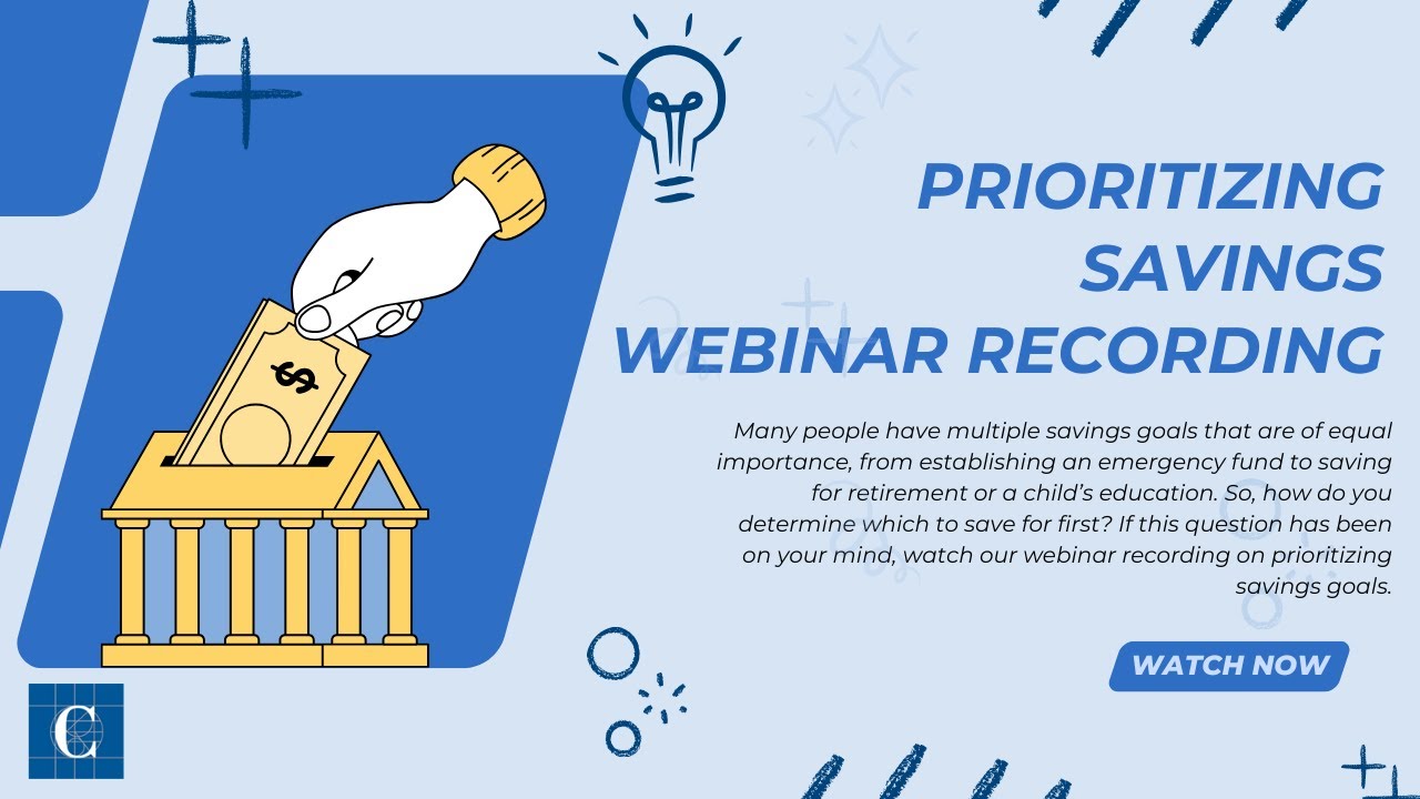 Prioritizing Savings (Webinar Recording) - YouTube