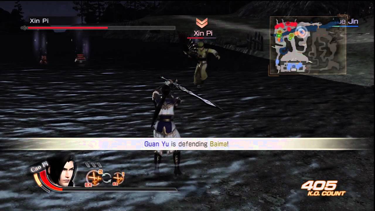 Wei Story Mode Stage 2-4 Battle of Guandu - Part 1 Dynasty Warriors 7 ...