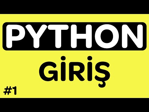 Python Kursu Giriş - Python Nedir? - Python İle Neler Yapılır? - Python Dersleri #1