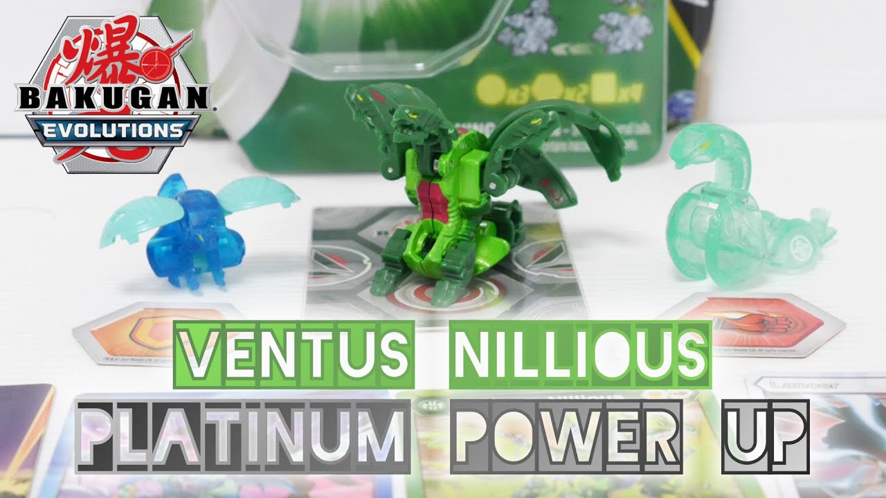 VENTUS NILLIOUS PLATINUM POWER UP Pack | Bakugan Evolutions | BAKUGAN ...