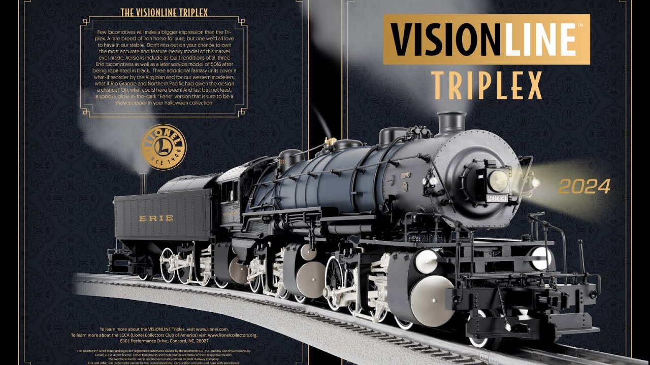 Introducing: the 2024 Lionel Vision Line Triplex! - YouTube