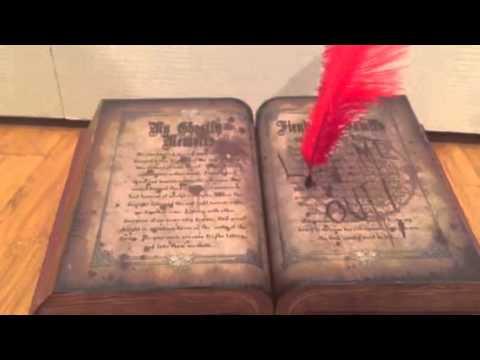 Spirit Halloween Ghost Writing Book - YouTube