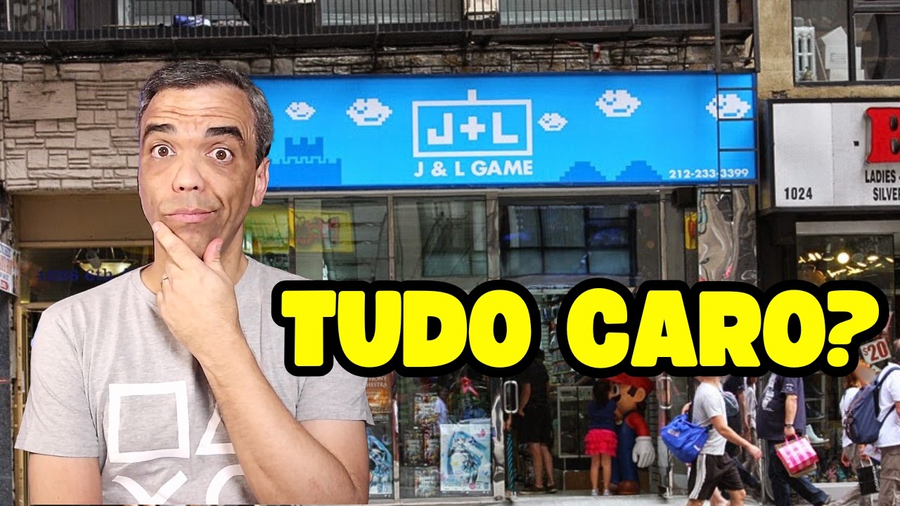 Caçada Gamer na J & L Games em Nova Iorque - Vale o Preço?? - YouTube