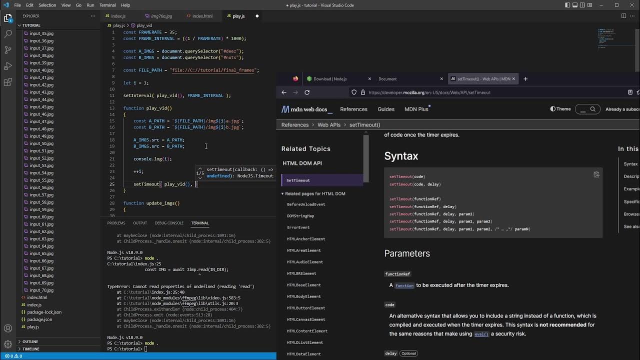 Live Programming Tutorial ( Node.js and JIMP ) - YouTube