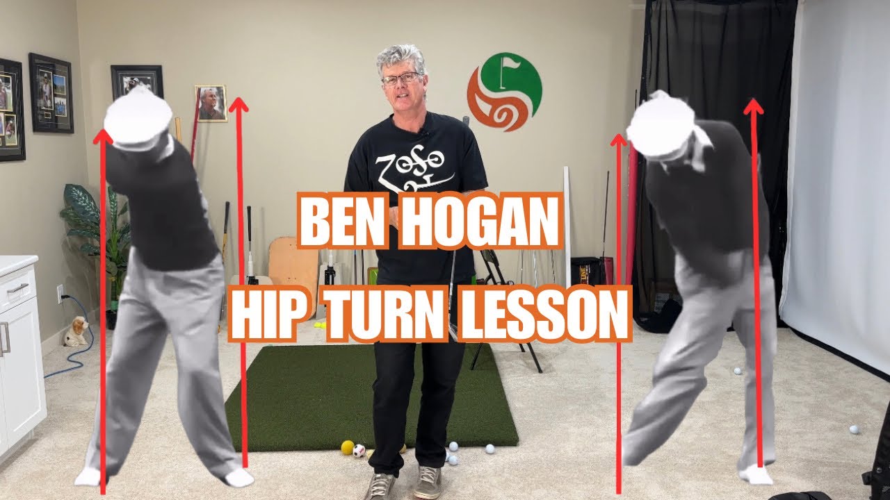 Ben Hogan Golf Swing Hip Turn Lesson - YouTube
