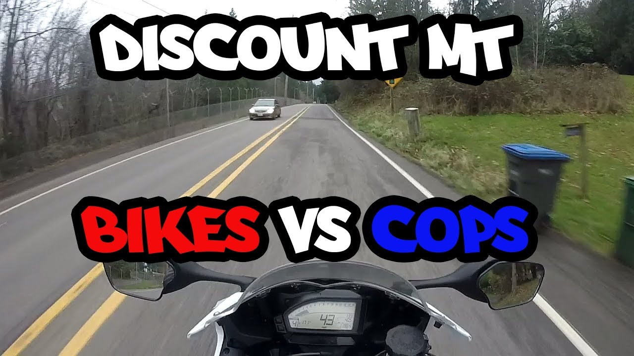 Discount MT: Bikes Vs Cops? - YouTube