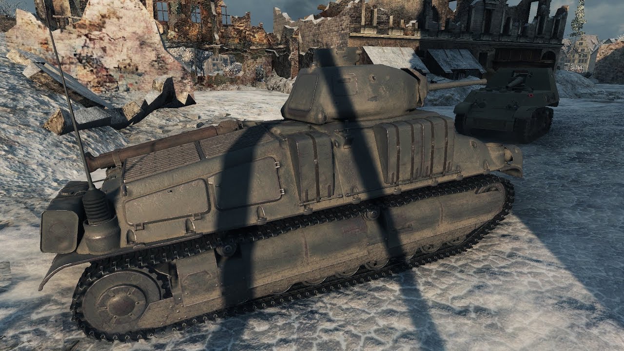 WoT Pz.Kpfw. S35 739 (f) My Ace Tanker - Winter Himmelsdorf - YouTube